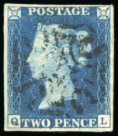Lot 40208 - 1840 2d blue pl.2 QL used | June 26th-29th: GB & Empire ...