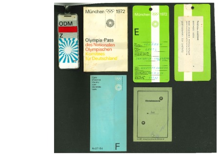 Lot 20227 - 1972 Munich group of IDs and passes | Spring Auction Series ...