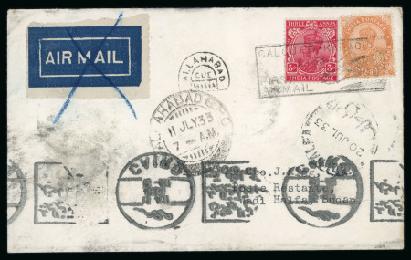 Lot 90533 - 1933-44 Attractive specialised collection of airmails ...